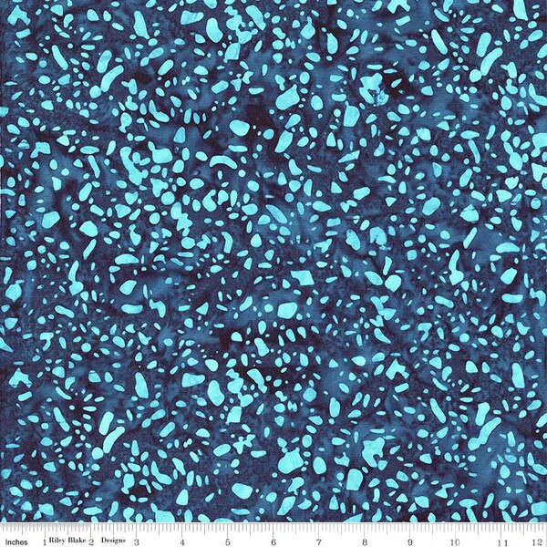 Expressions Batiks Elementals Terrazzo Stone Blue | Riley Blake Designs